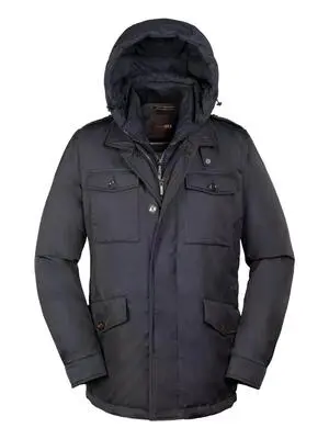 MOORER Isac-wk Jacket - Blue