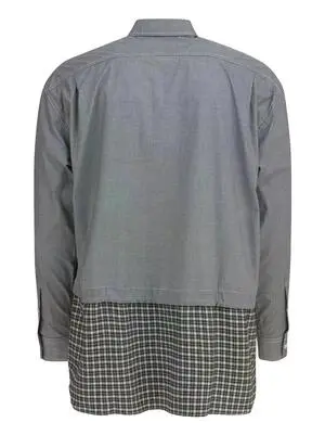 Comme Des Garçons Check-pattern Shirt - Grey