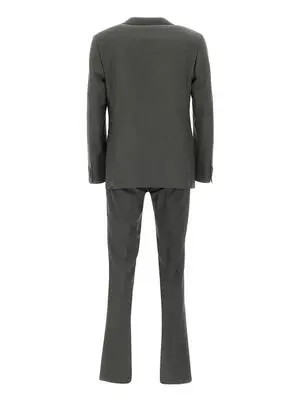 Corneliani Peak-lapels Wool Suit - Grey