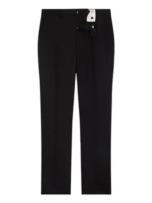 FURSAC Concealed-fastening Straight Trousers - Black