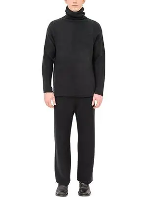 LABEL UNDER CONSTRUCTION Long-sleeved Turtleneck Sweater - Black