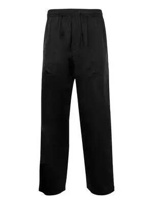 BODE Satin Track Pants Black