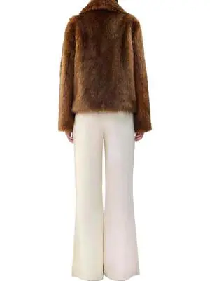 UNREAL FUR Unreal Fur Courage Faux Fur Jacket Brown