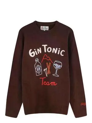 MC2 SAINT BARTH Crew Neck Sweater - Brown