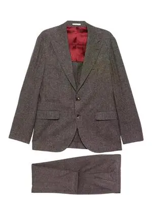 Brunello Cucinelli Pocket Two-button Suit - Brown