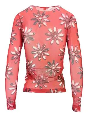 MERYLL ROGGE Floral Long-sleeved T-shirt - Red