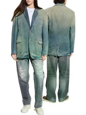DIESEL® Buttoned Blazer - Blue