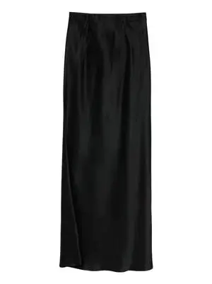 FRENKEN Base Flowy Seam Skirt - Black
