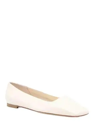 AeydĒ Matti Leather Ballerina Shoes - Neutrals