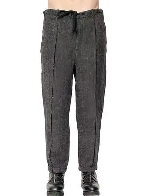 Andrea Ya'aqov Drawstring Waist Trousers - Grey