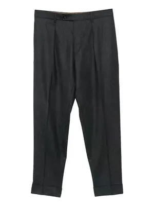 BERWICH Chiaia Pleated Trousers - Grey