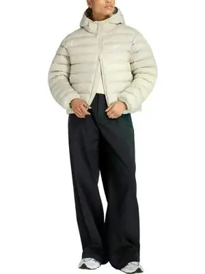 NEW BALANCE Sport Essentials Hooded Puffer Jacket - Neutrals