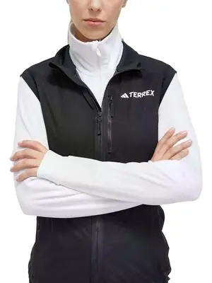 Adidas Zip-fastening Hooded Vest - Black