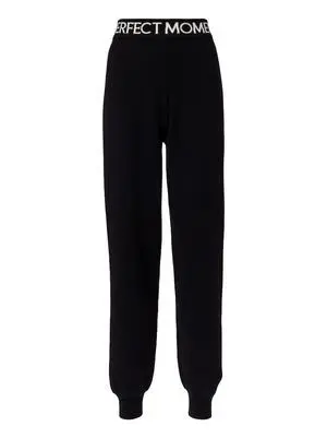 Perfect Moment La Tour Wool-blend Sweatpants - Black