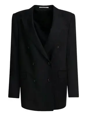 Tagliatore Double-breasted Blazer - Black