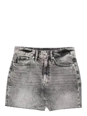 Superdry Denim Straight Skirt - Grey