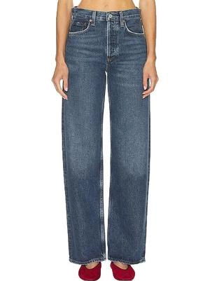AGOLDE Arc Loose Wide Jeans - Shortwave