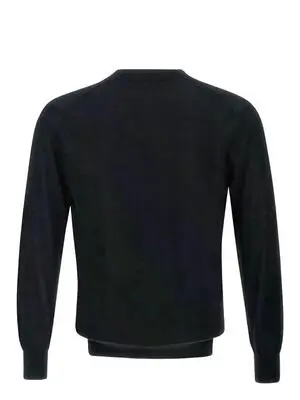 KANGRA Button V-neck Cardigan - Black