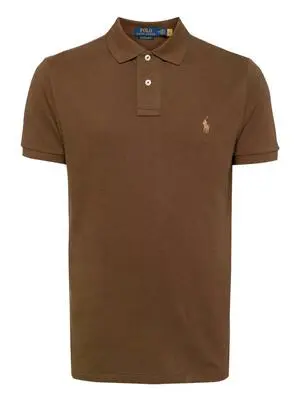 Polo Ralph Lauren Short-sleeve Cotton Polo Shirt - Brown