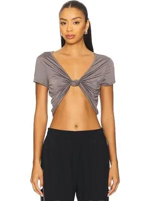 Heroine Sport Knot Tee - Grey