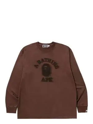 A BATHING APE Long-sleeve T-shirt Brown