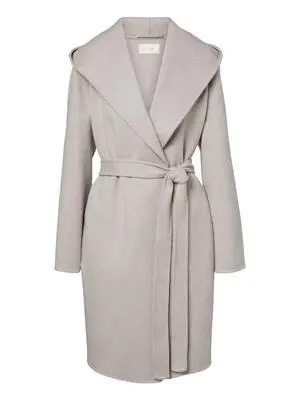 THE ROW Cicero Cashmere Wrap Coat - Grey