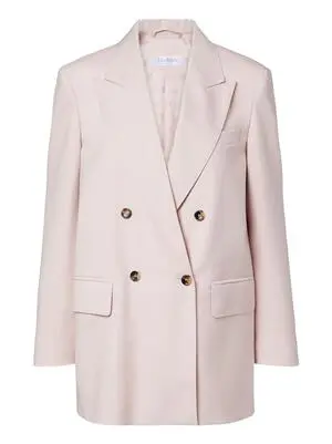 Max Mara Ombrosa Wool-blend Blazer - Pink