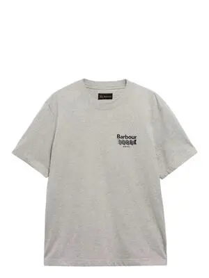 Barbour Graphic-print T-shirt - Grey