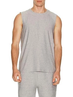 Beyond Yoga Featherweight Free Flo Muscle Tank - Silver Mist
