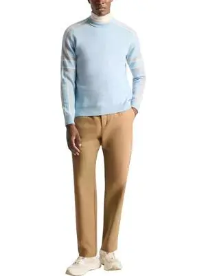 Fusalp Spectavia Contrast-stripe Jacquard Sweater - Blue