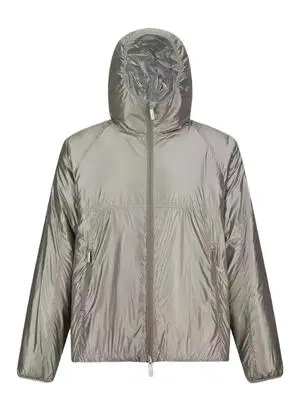 Herno Hooded Metallic Jacket - Silver