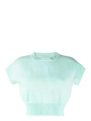 TEDDY CASHMERE Teddy Cashmere Genova Sleeveless Cropped Jumper Blue