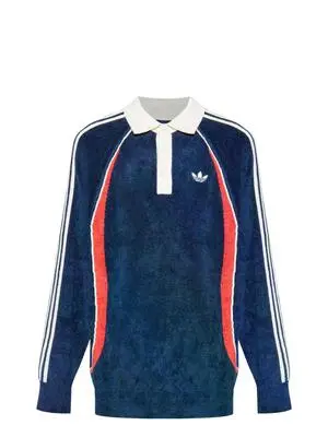 Adidas Retro Remix Teamgeist Polo Sweater - Blue
