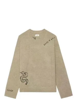 Zadig&Voltaire Marko Lc Graphic Sweater - Neutrals
