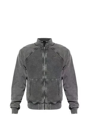 DIESEL® S-wafy-zip-rag Sweatshirt - Grey