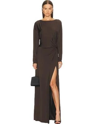 EAVES Ingrid Gown - Espresso