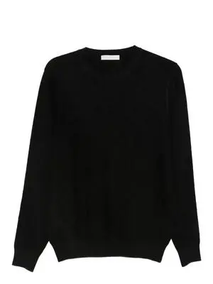 DIKTAT DIKTAT Diamond-Pattern Pullover Black