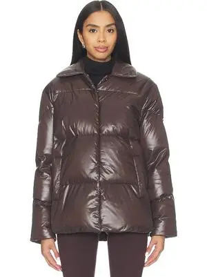 Khrisjoy Padded Shirt Jacket - Chocolate