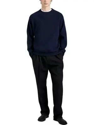 Proenza Schouler Wool Blend Crew Neck Sweater - Blue