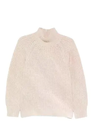 Liviana Conti High Neck Knitwear - Neutrals