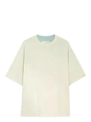 JIL SANDER Two-toned Reversible T-shirt - Neutrals