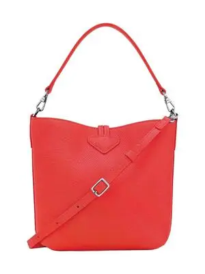Longchamp Mini Le Roseau Bucket Bag - Red