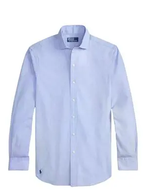 Polo Ralph Lauren Long-sleeve Point-colar Shirt Blue