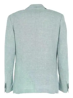 Zegna Single-breasted Blazer - Blue
