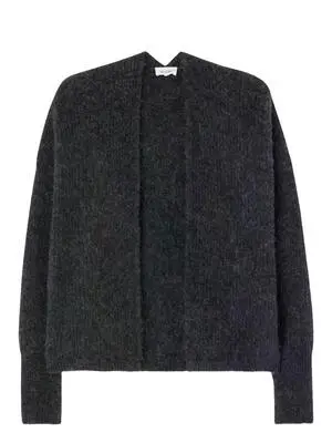 American Vintage East Ribbed-knit Cardigan - Grey