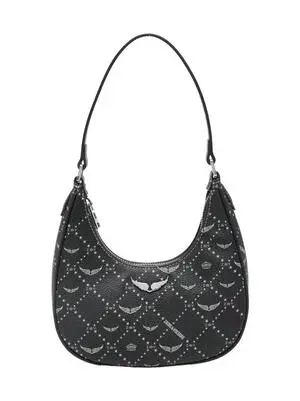 Zadig&Voltaire Z Night Out Monogram Shoulder Bag - Black