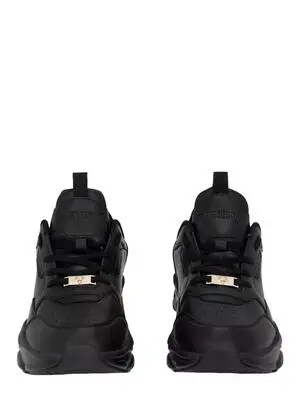 PLEIN SPORT Ghost X Perforated Detail Sneakers - Black