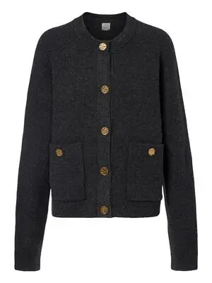 TOTEME Wool-blend Cardigan - Grey