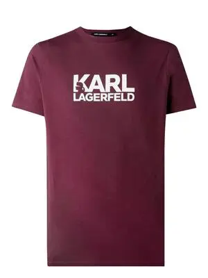 Karl Lagerfeld Logo T-shirt - Red