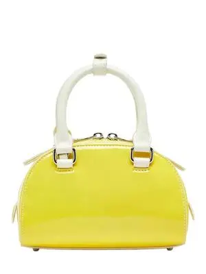 DIESEL® 1dr Dome Embossed Logo Crossbody Bag - Yellow